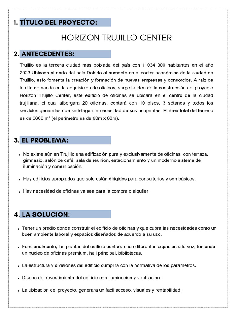 Gestion Trabajo 1 | PDF | edificio | Presupuesto