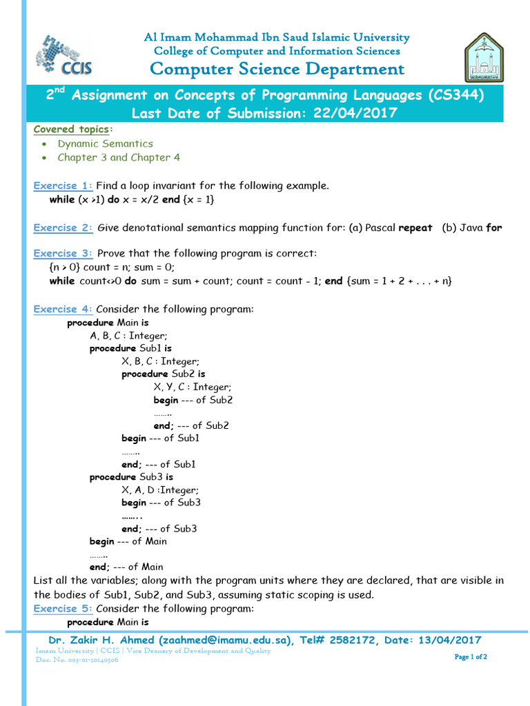 2nd Assignment For CS344 | PDF