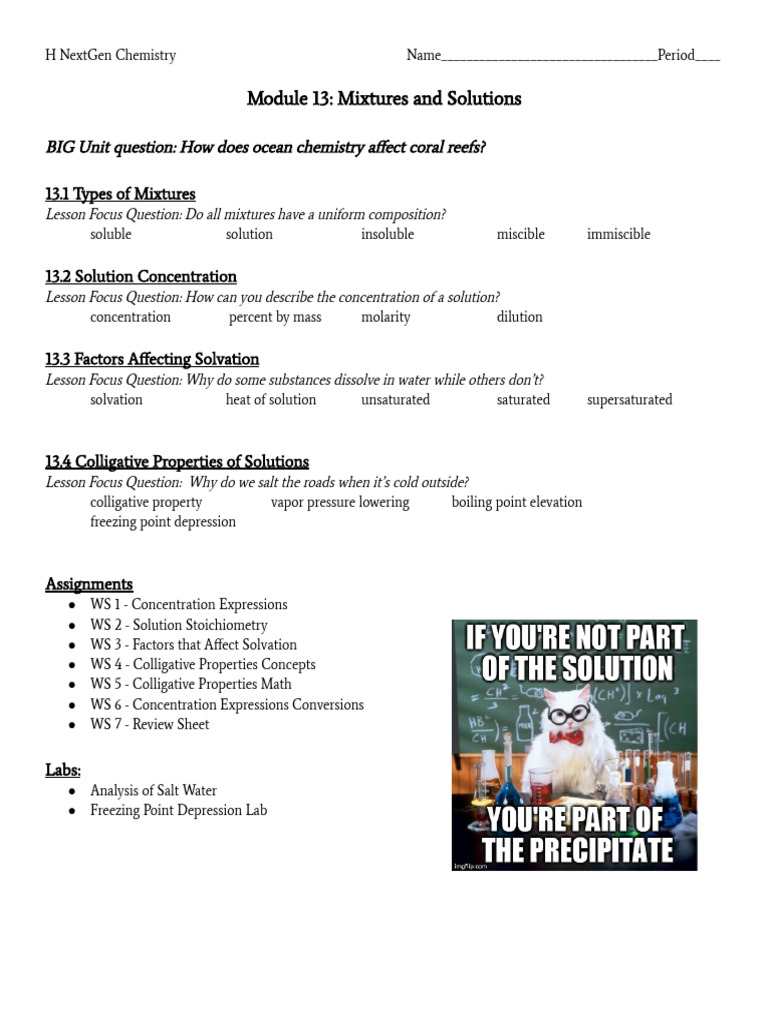 23-24 HNGC Module 13 Packet | PDF