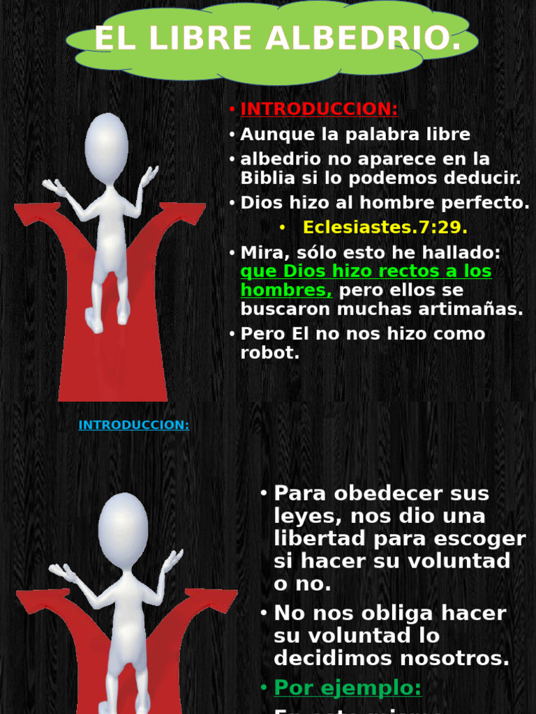 El Libre Albedrio. | PDF