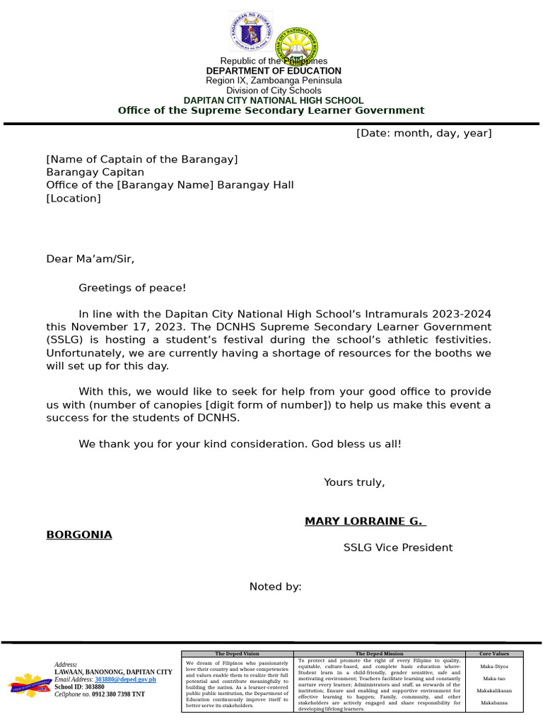 Canopy Request | PDF
