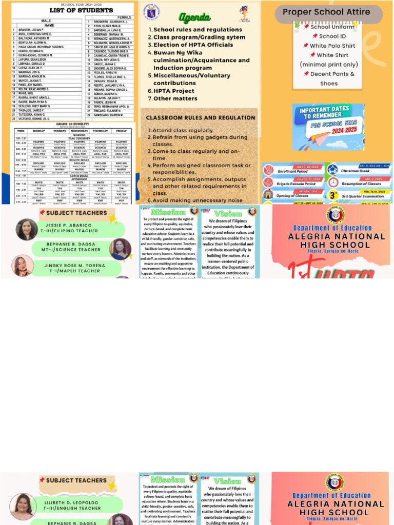 Pamphlet Pta Meeting | PDF