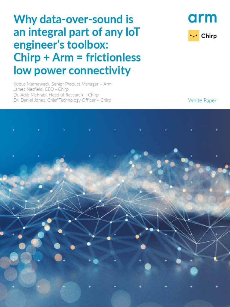 Chirp Arm Data Over Sound | PDF