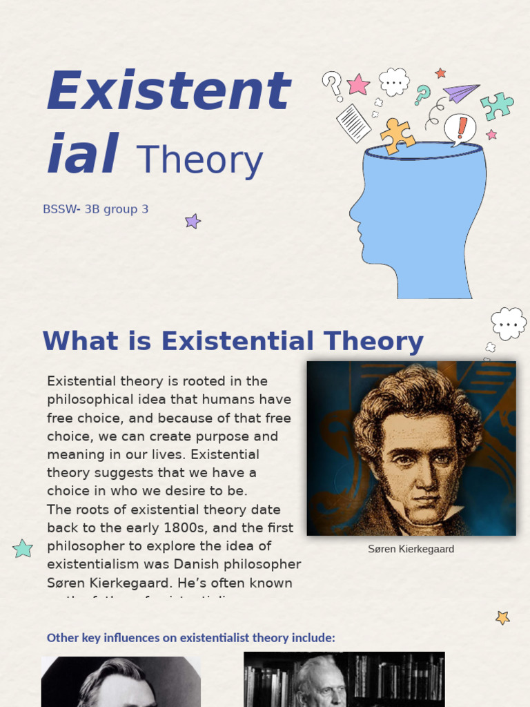 Existential Theory For Presentation | PDF | Existentialism | Psychotherapy