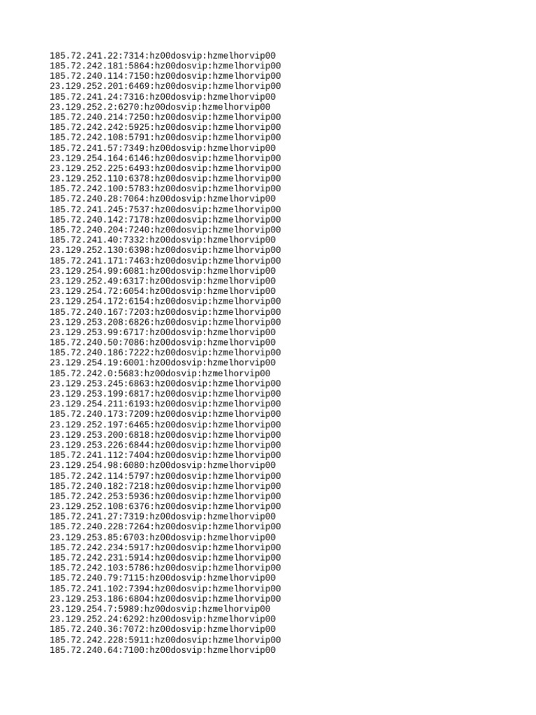 Novosproxy 0103 | PDF