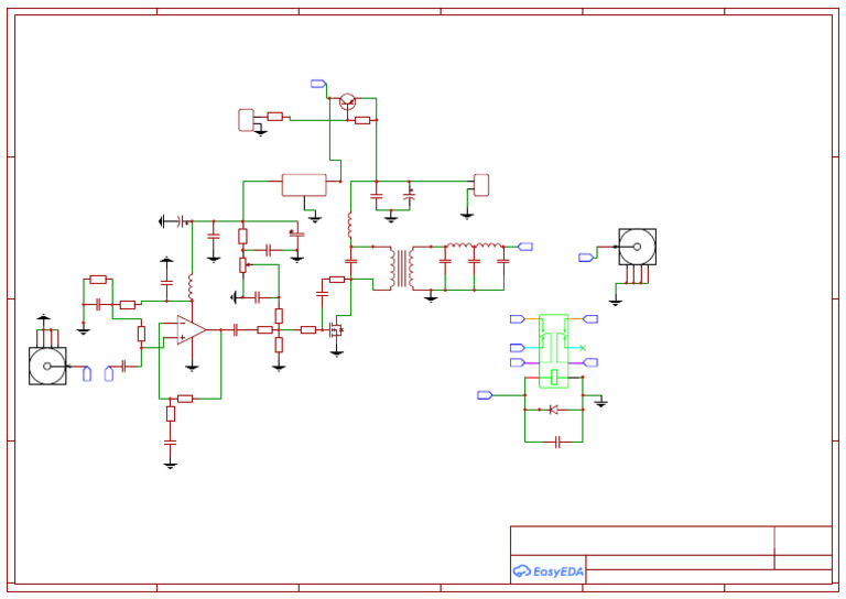 Schematic - AD8009+RD16hhf1 - 2021-08-26 - PCBWay Community | PDF
