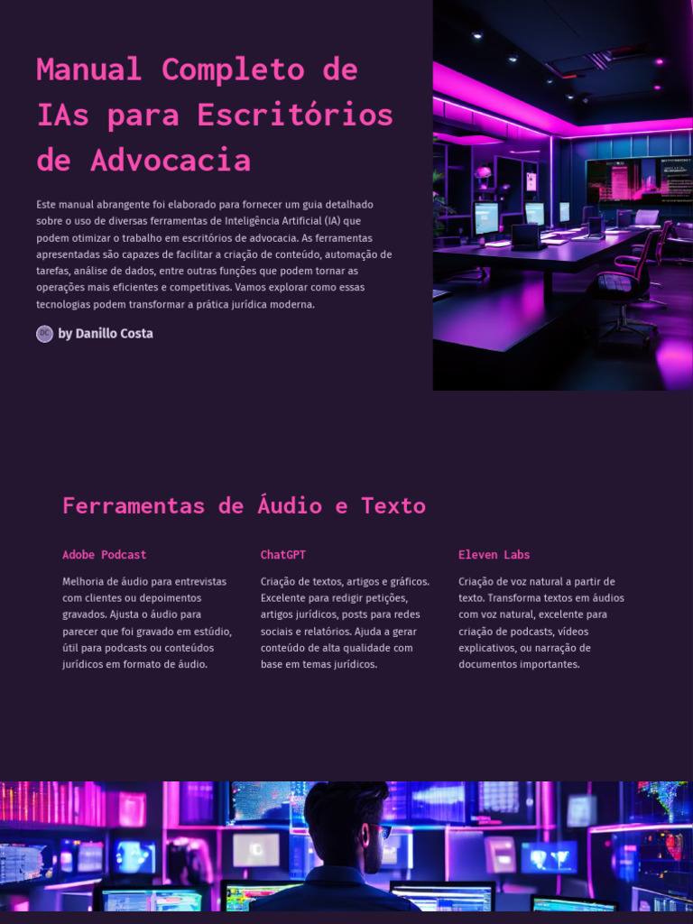 Manual Completo de IAs para Escritorios de Advocacia | PDF