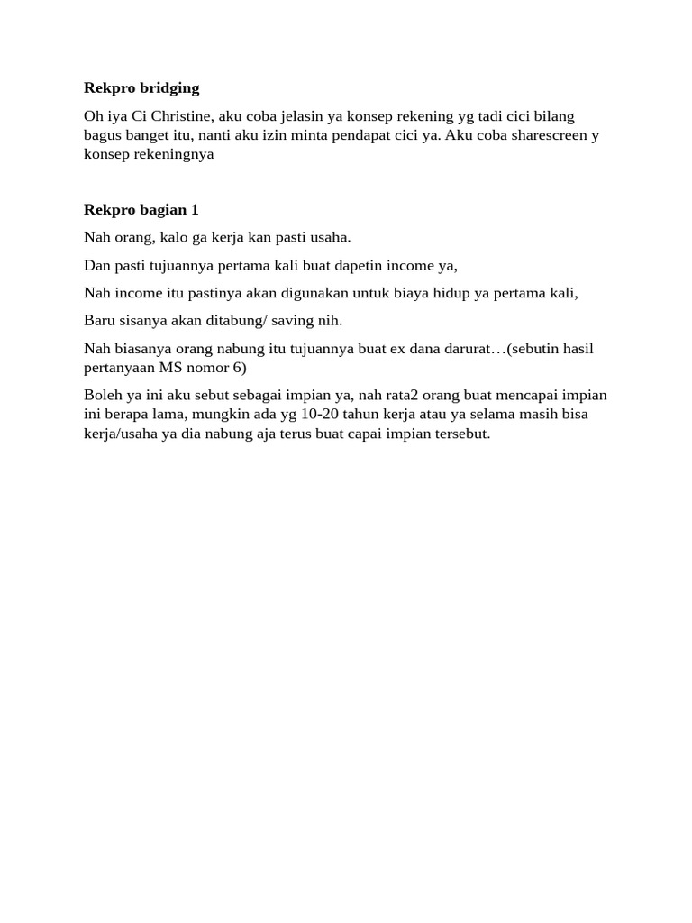 Rekpro Panduan | PDF