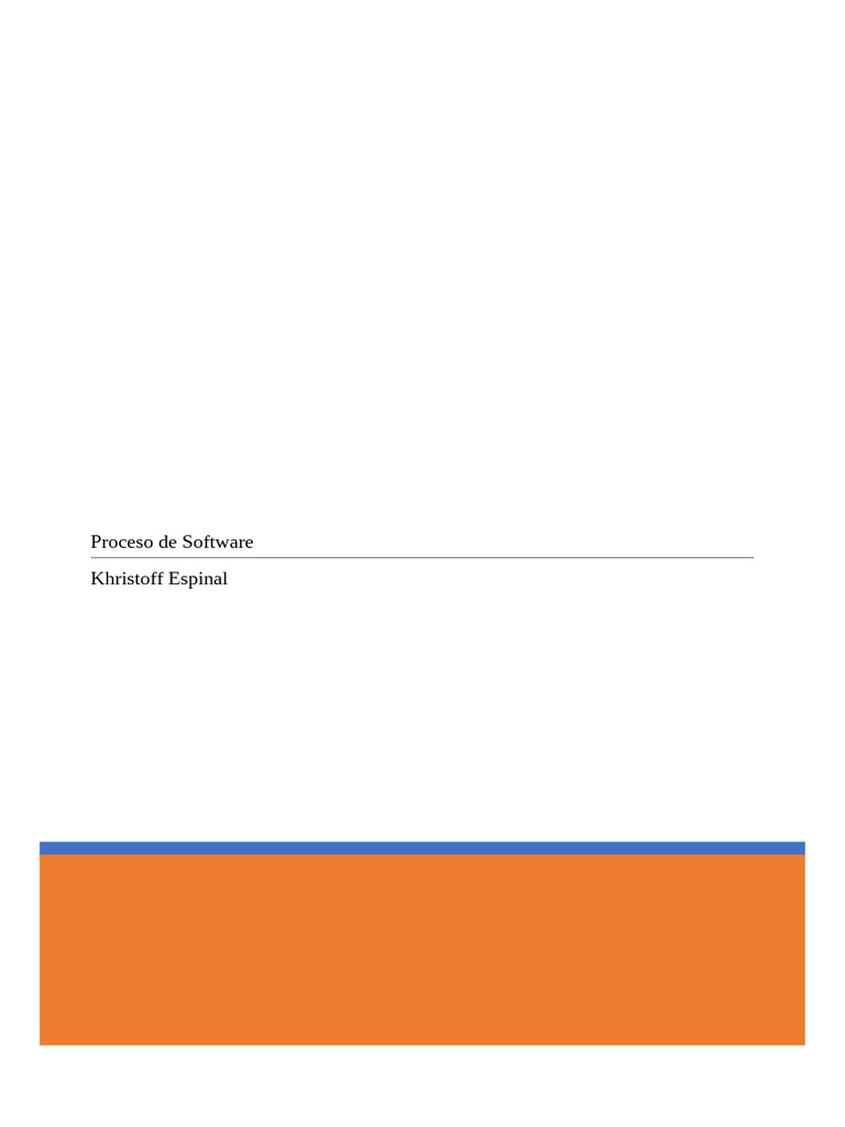 Proceso De Software Pdf