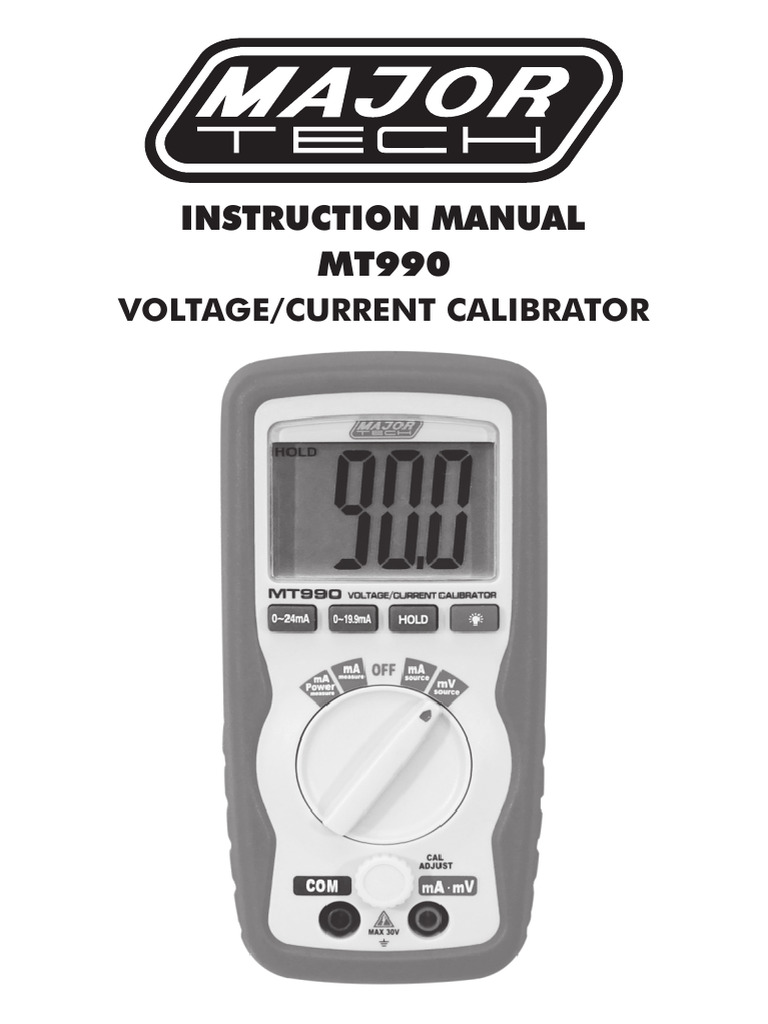 MT990 Manual 2021 | PDF