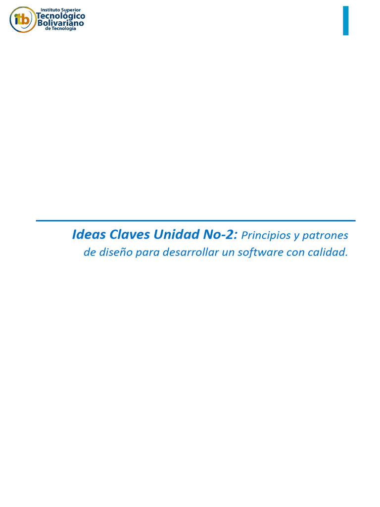 Ideas Claves Unidad # 2 | PDF