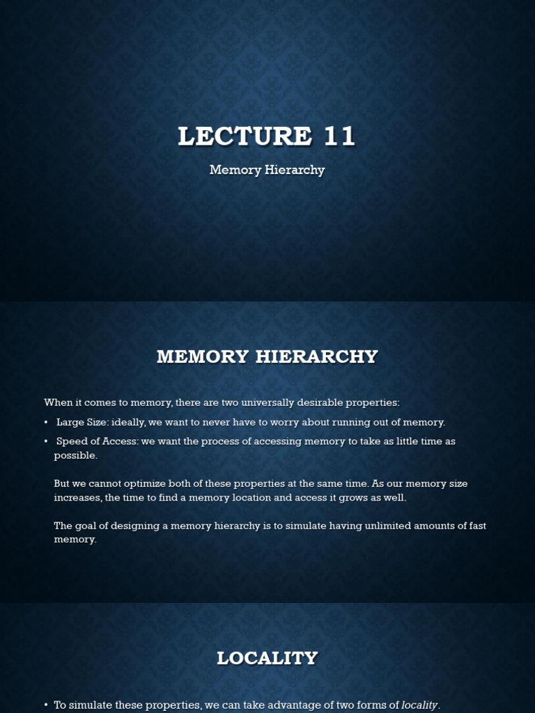 MemoryHeirarchy Jayaraman | PDF