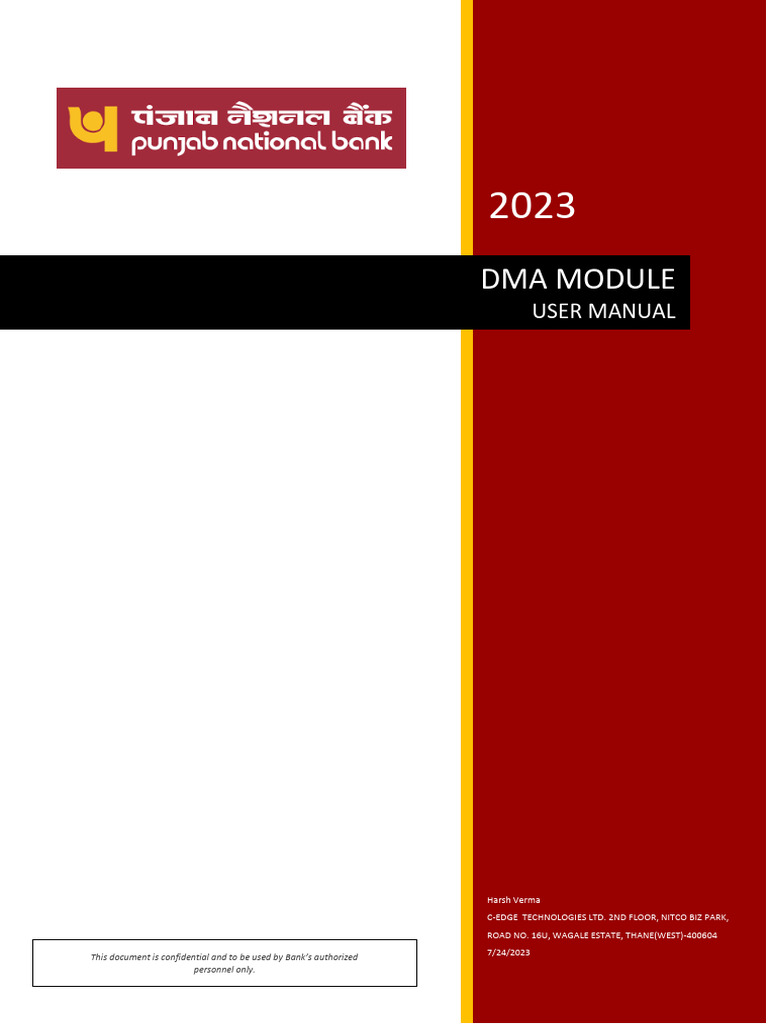 User Manual DMA Module | PDF