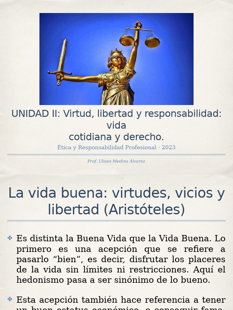 Unidad Ii Ã Tica y Responsabilidad Profesional | PDF