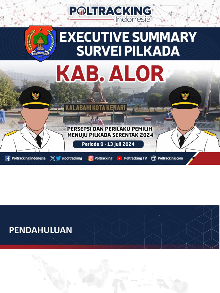 Executive Summary Kabupaten Alor Juli 2024 | PDF