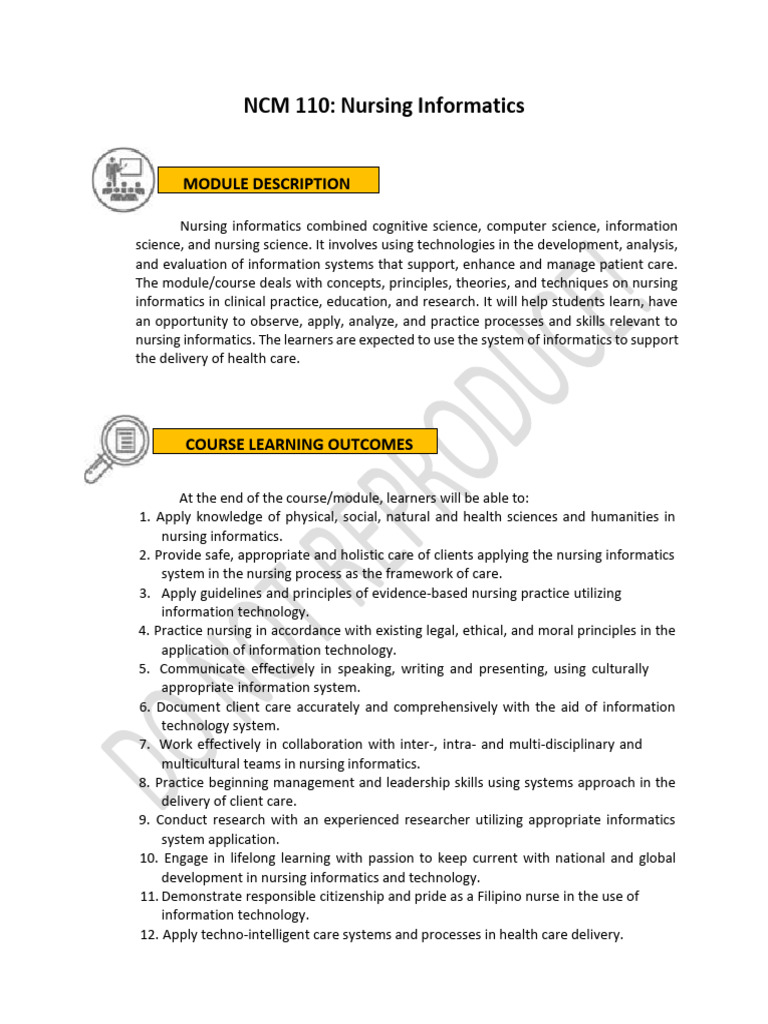 NCM 110 - LM 1 | PDF
