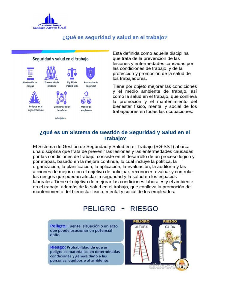 capacitacion en sst | PDF