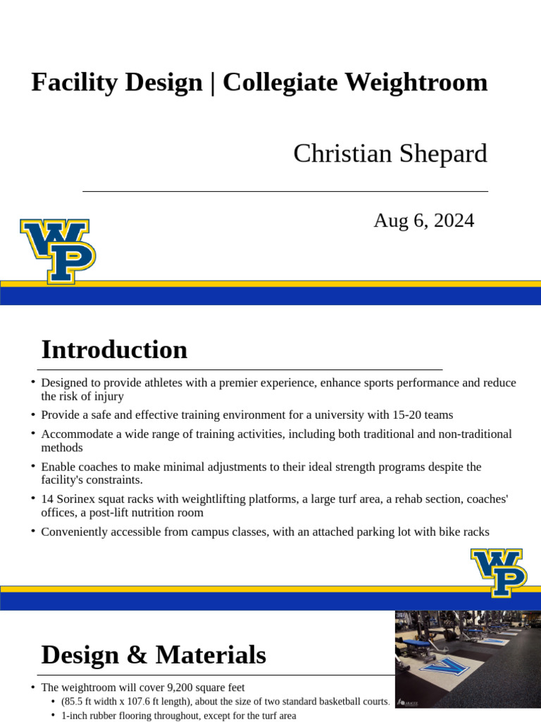 Facility Design | PDF