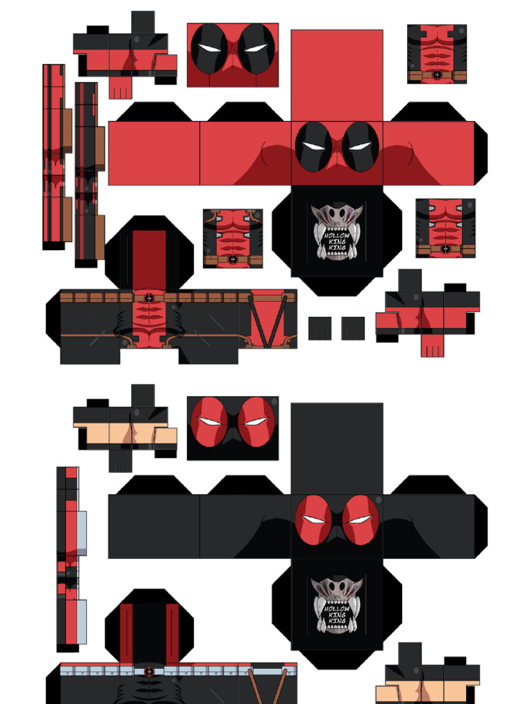 Deadpool Papercraft Paper Toy Paper Craft | PDF