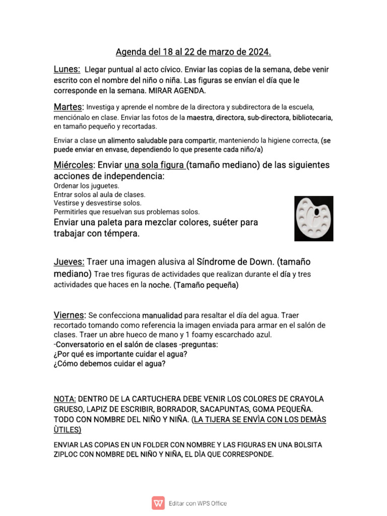 Agenda-2024-18 Al 22 Marzo | PDF