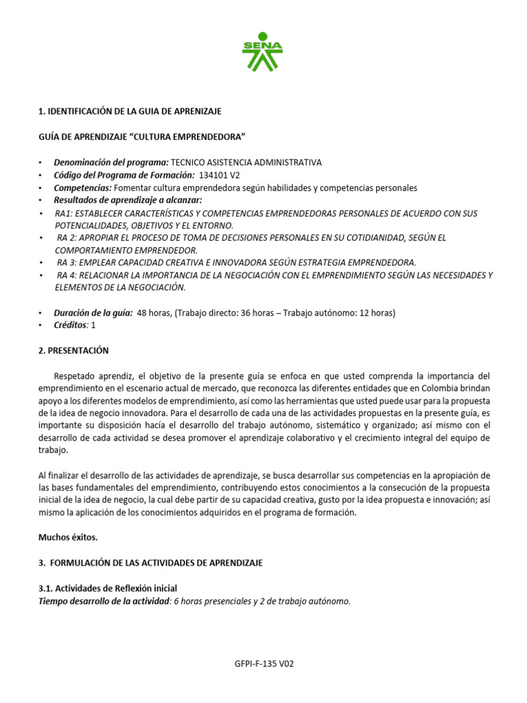 Guia de Cultura Emprendedora - Ene-2024 (2) - Taaa | PDF