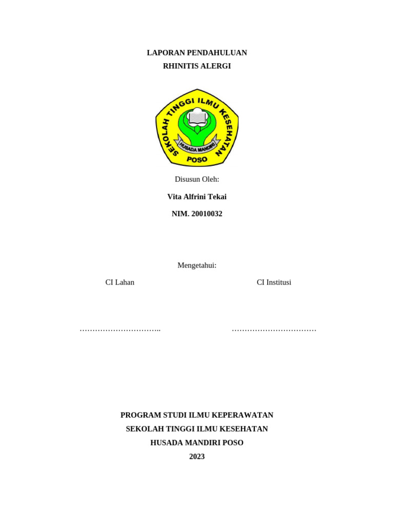 Lp Rinitis Pdf