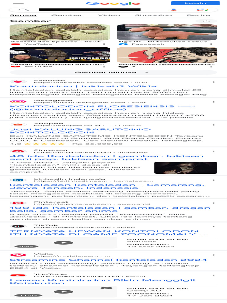 Kontolodon - Penelusuran Google | PDF