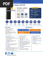 Eaton 93t Ups Datasheet | PDF | Alternating Current | Electricity