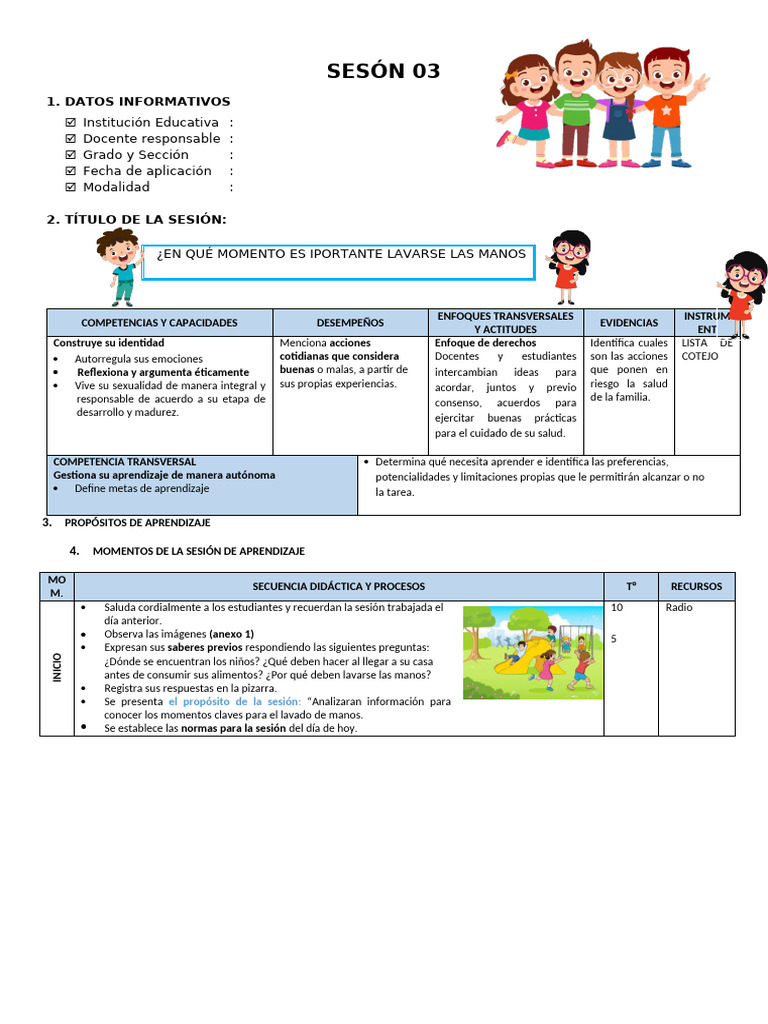 Sesion Instrum. Ficha Didact | PDF