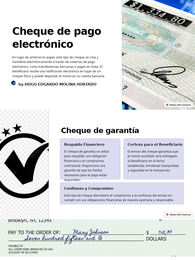 Modalidades Del Cheque 200 | PDF