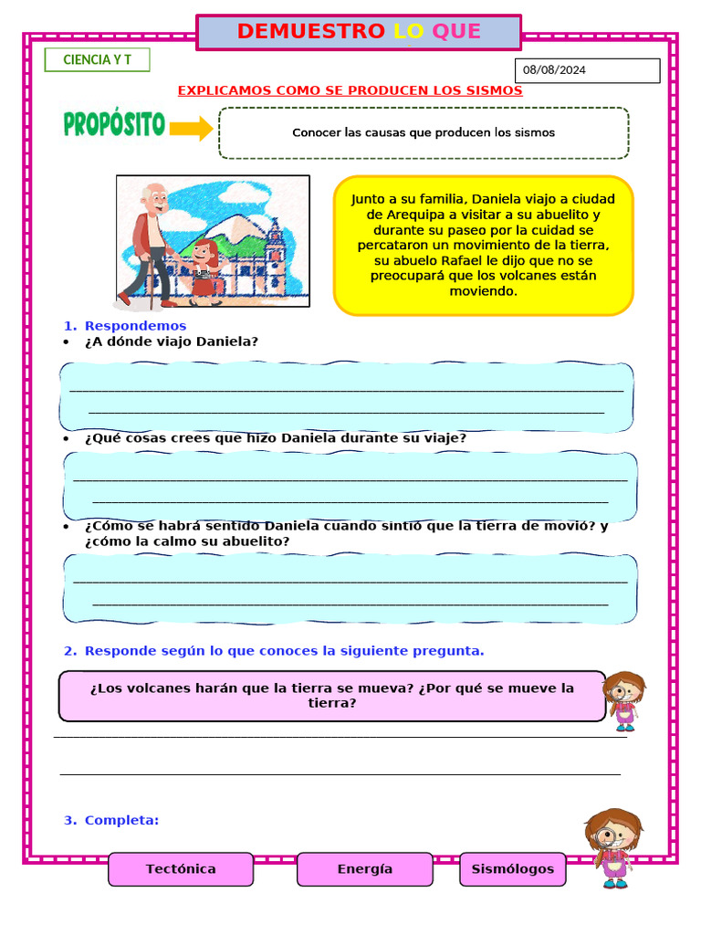 FICHA CIENCIA- EXPLICAMOS COMO SE PRODUCEN LOS SISMOS | PDF FICHA CIENCIA- EXPLICAMOS COMO SE PRODUCEN LOS SISMOS | PDF