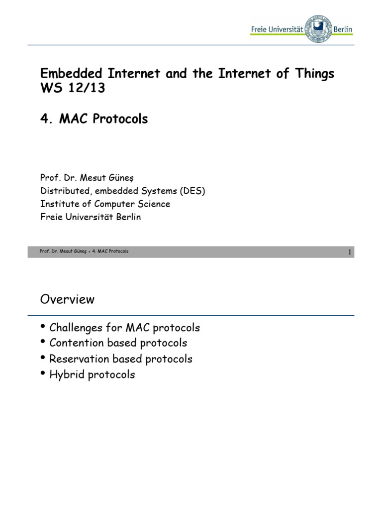 MAC presentation from frie university of Berlin | PDF
