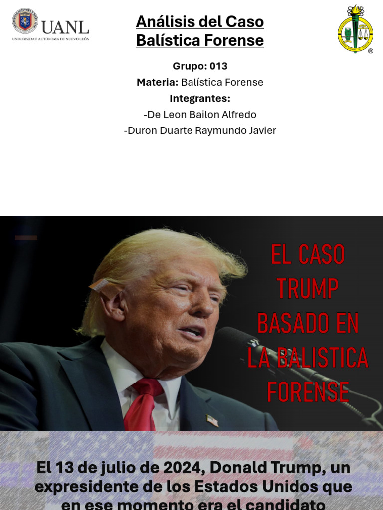 BalisticaCaso RJDD Dlba | PDF