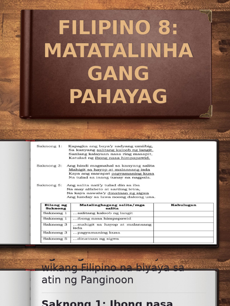 Grade - 8 - Week 2 - Day 2 - 3 - Matalinhagang Pahayag - At - Eupemismo | PDF