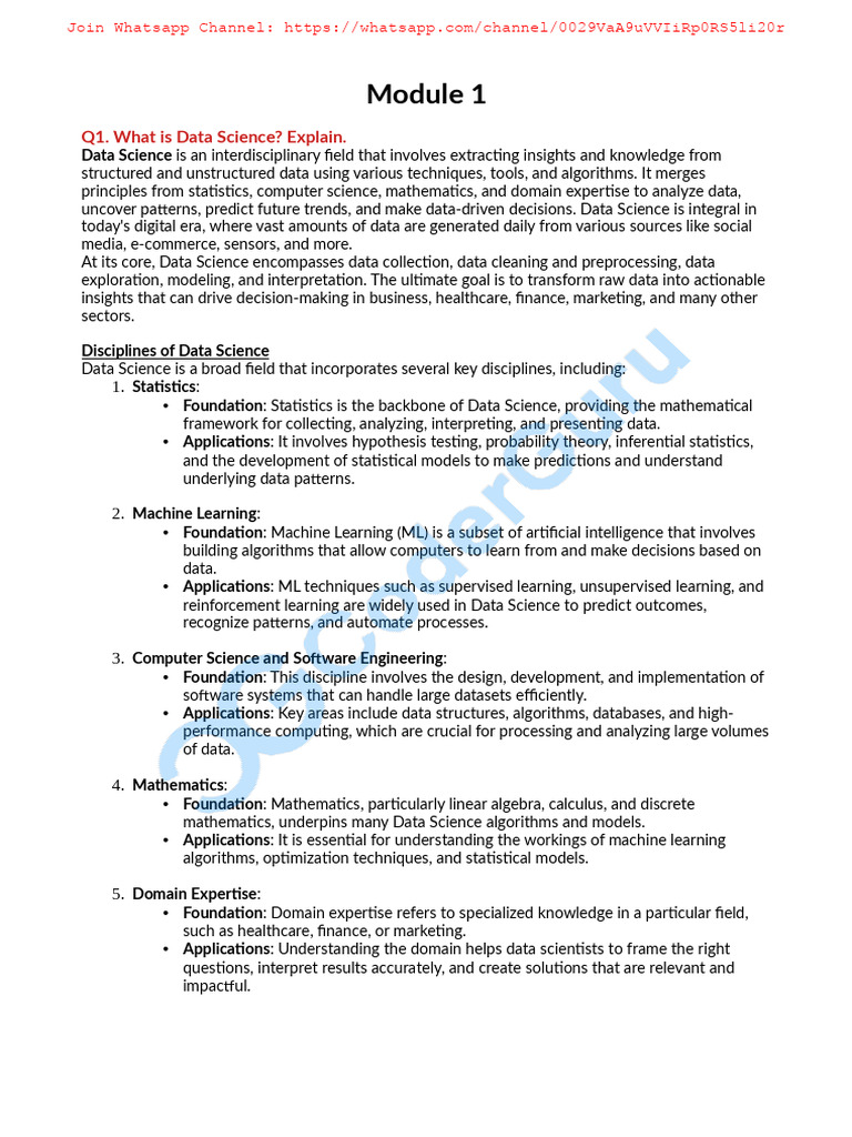 DSV All Modules | PDF