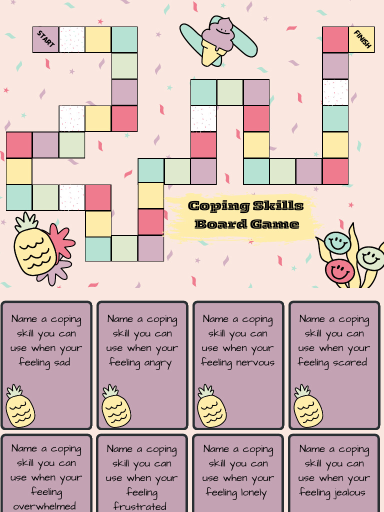 Copingskillsboardgames 2 | PDF