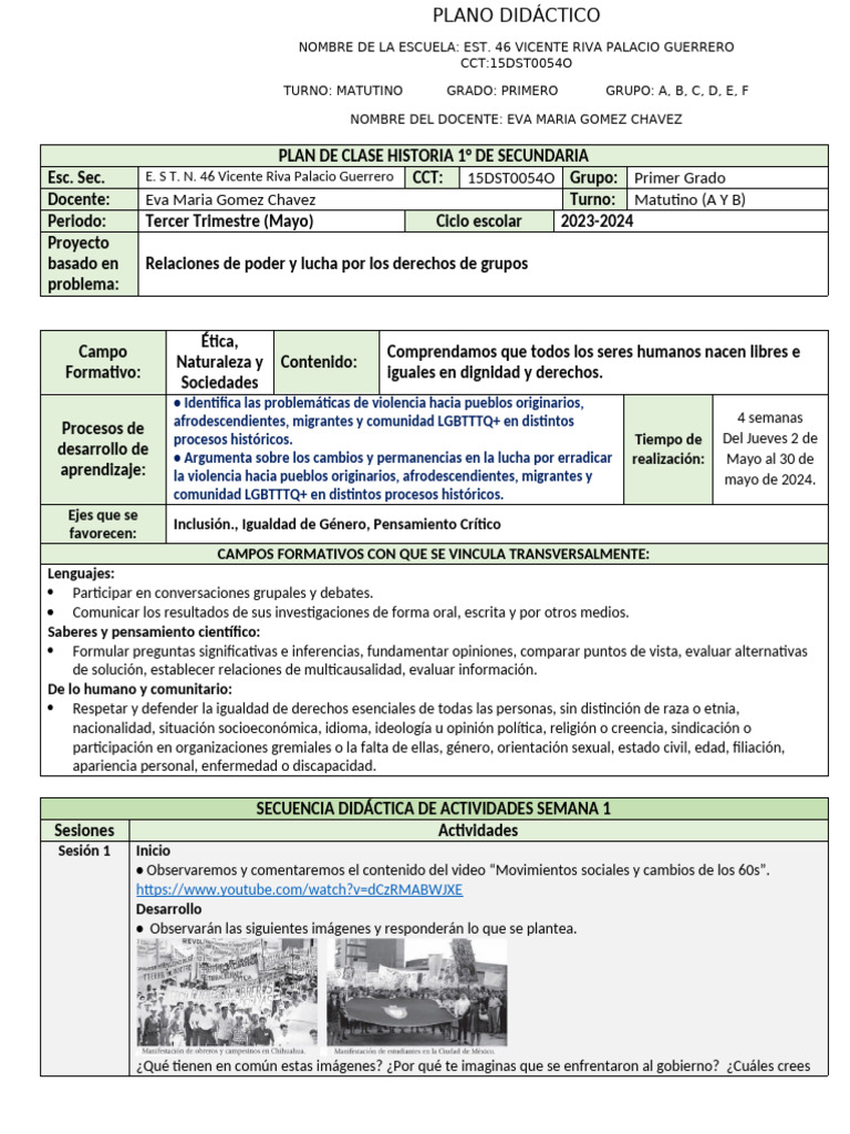 Historia Mayo (Eva) | PDF