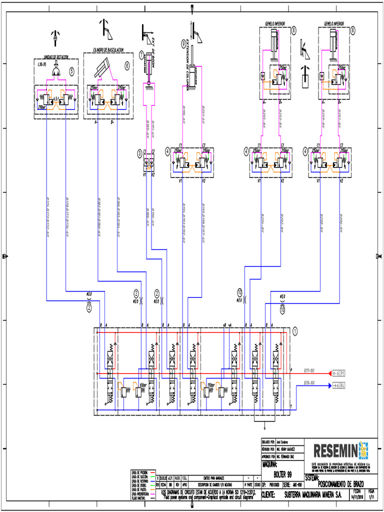 Planos Hidráulico Bolter 99 - JMC-658 | PDF
