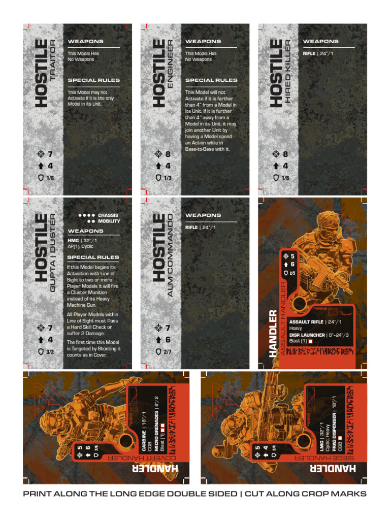 Wetwork Cards Printable | PDF
