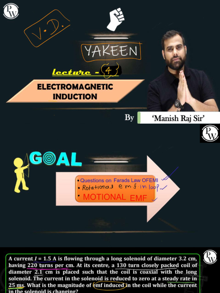Electromagnetic Induction 04 - Class Notes | PDF