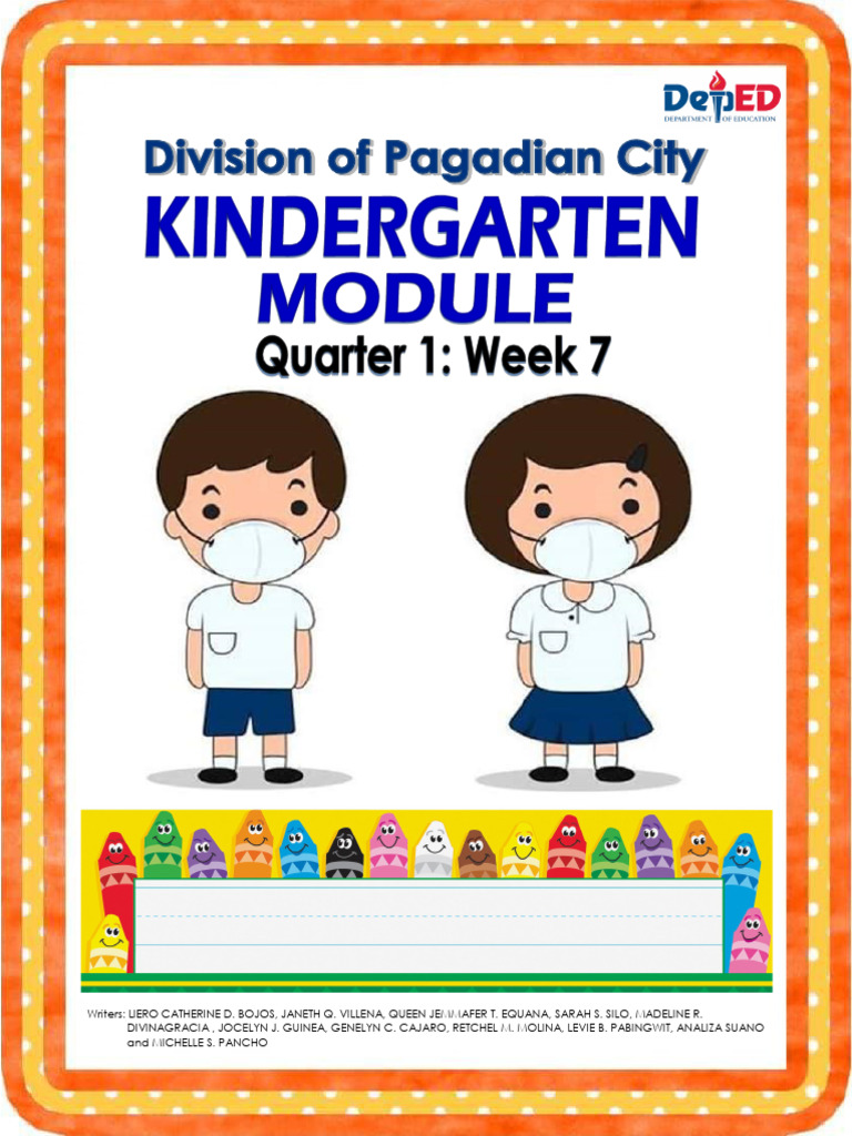 SOUTH WEEK-7-KINDER-MODULE-1 | PDF