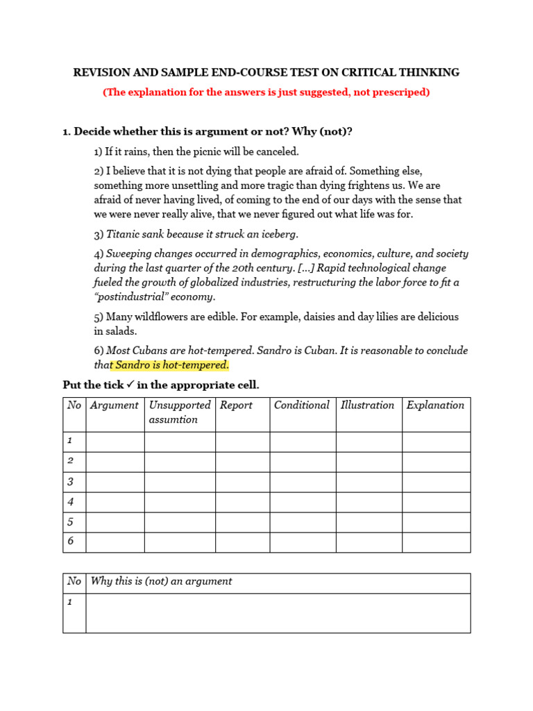 Key - REVISION (Edited) | PDF