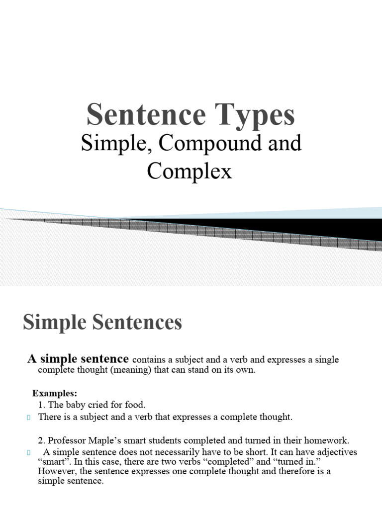 Sentence Types | PDF