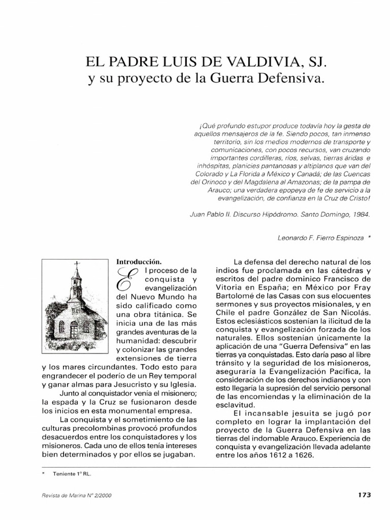 Luis de Valdivia | PDF