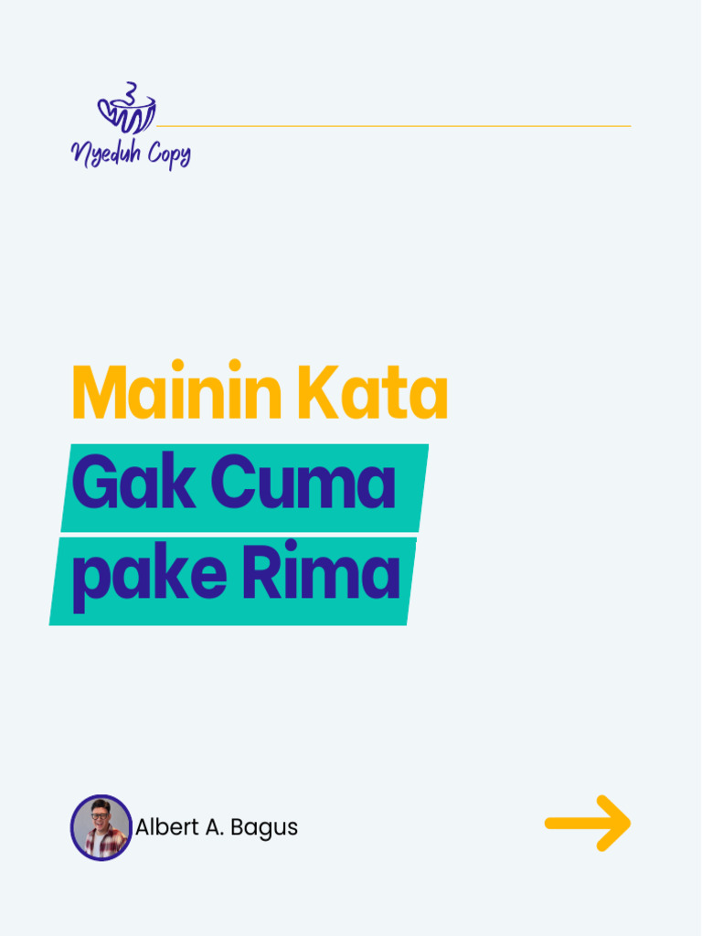 Mainin Kata Gak Cuma Pake Rima | PDF