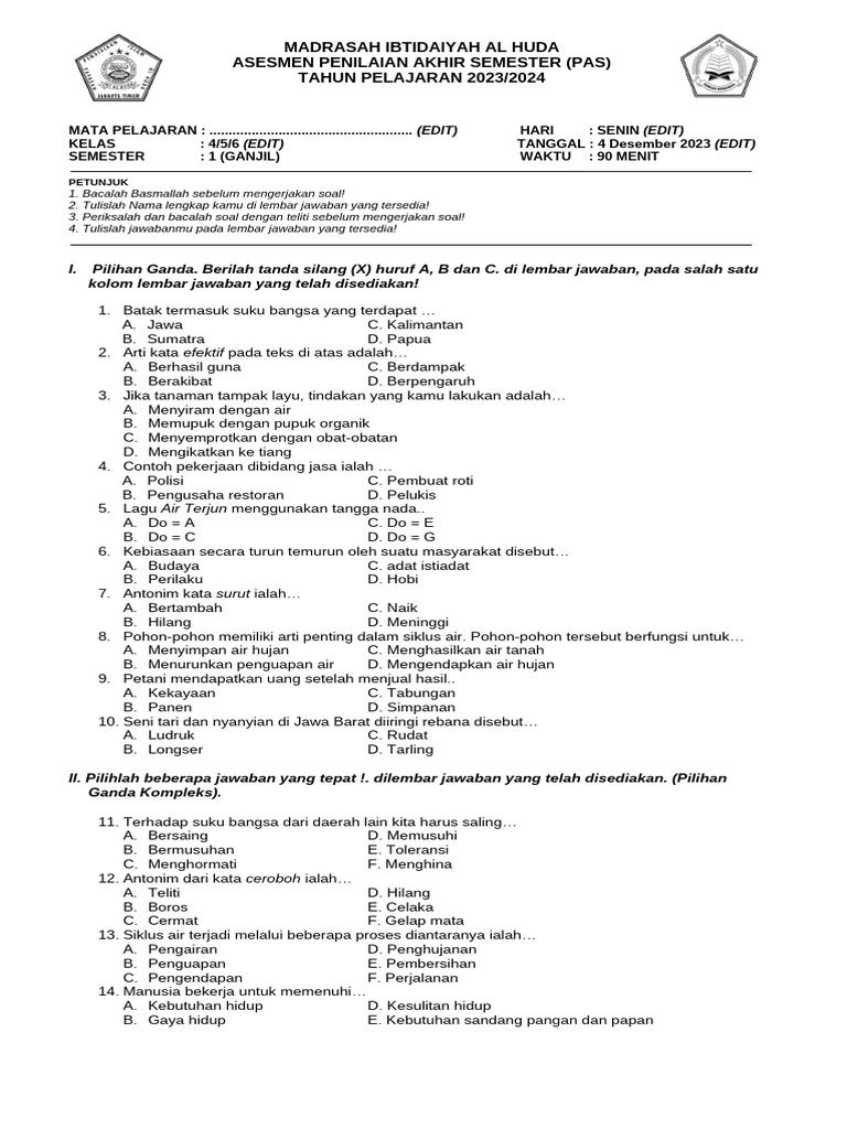 Tema 8 Asesment 20232024 | PDF