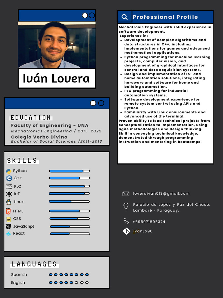 CV Ivan Lovera | PDF