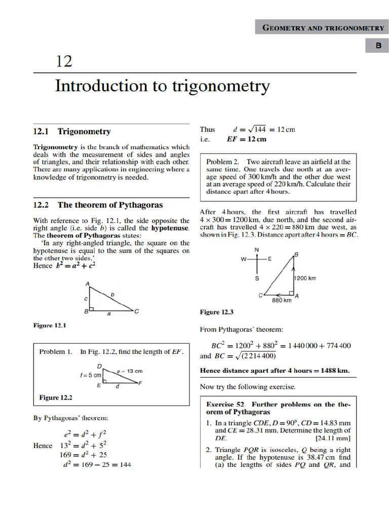 Introduction To Trigonometry | PDF