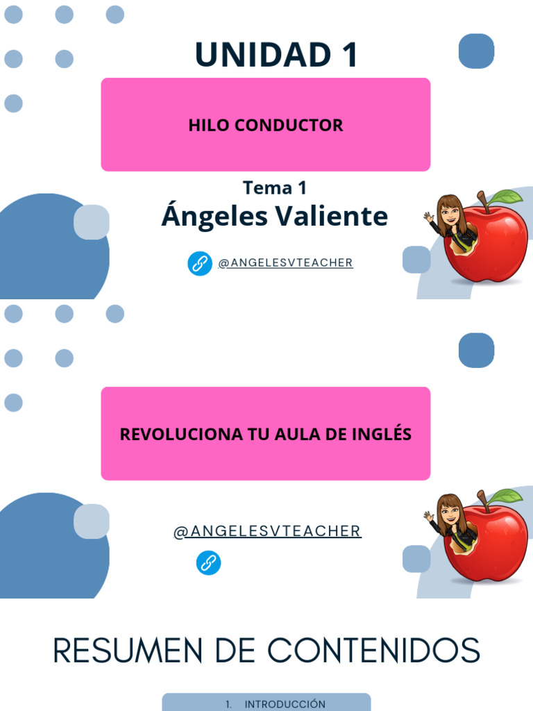 P Unidad 1 TEMA 1 HILO CONDUCTOR | PDF