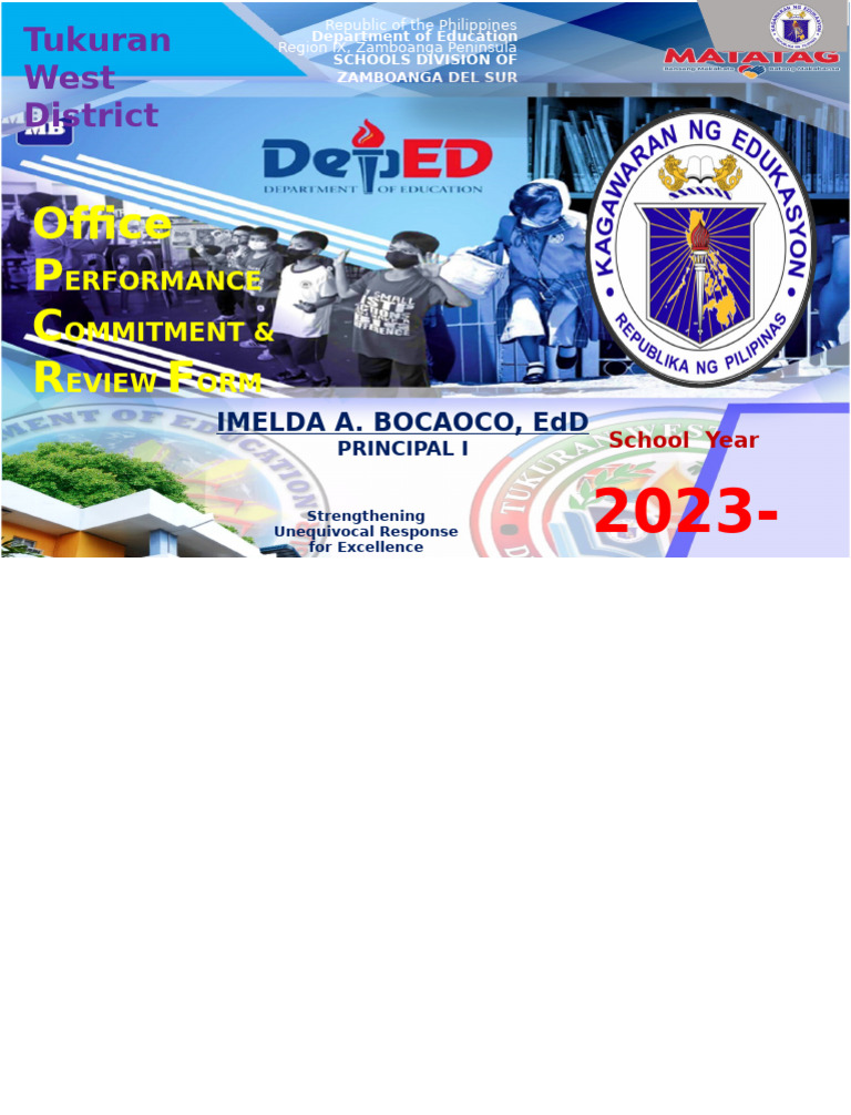 IPCRF-OPCRF Cover Page - LANDSCAPE | PDF